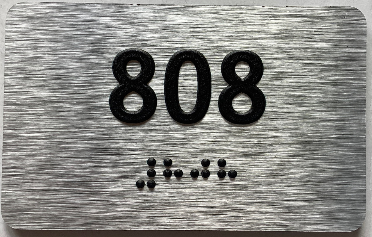 Apartment number 808 sign -Unit Number 808 sign / Suite 808 sign ...