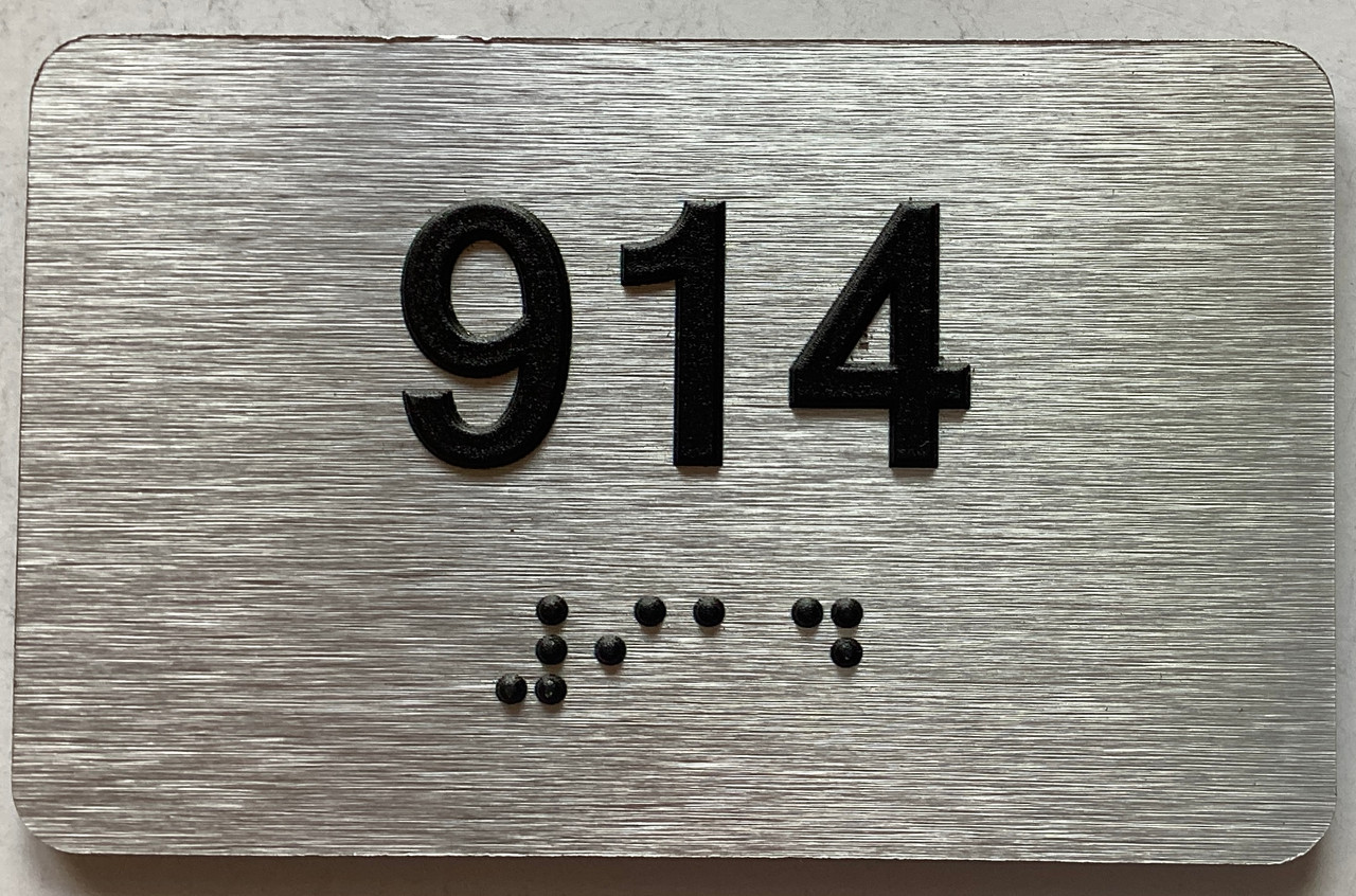 Apartment number 914 sign -Unit Number 914 sign / Suite 914 sign ...