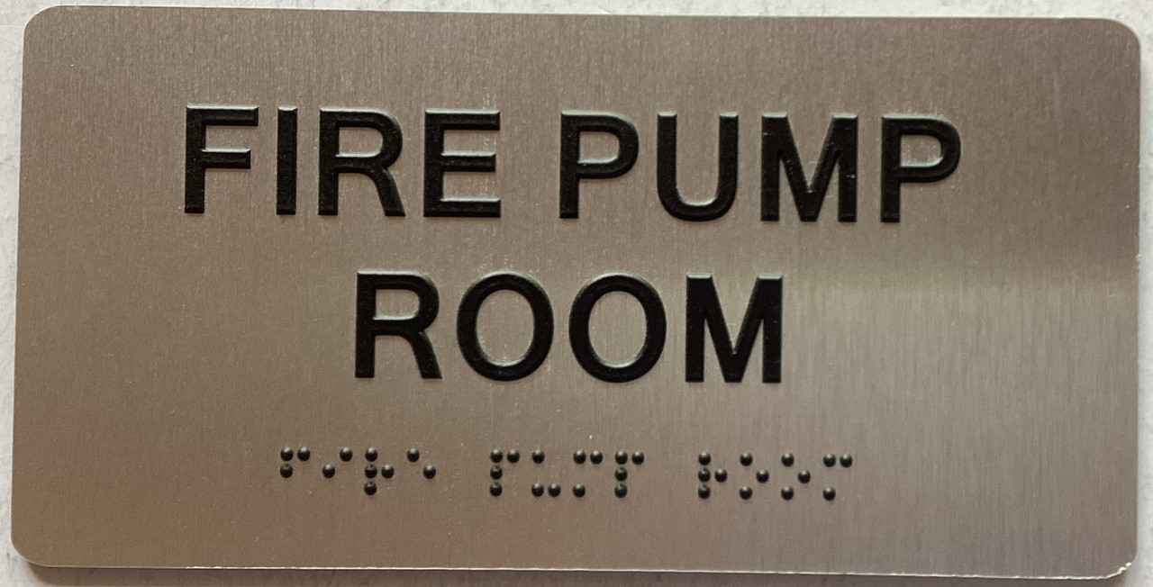 FIRE PUMP ROOM -The park ave line size 4x8