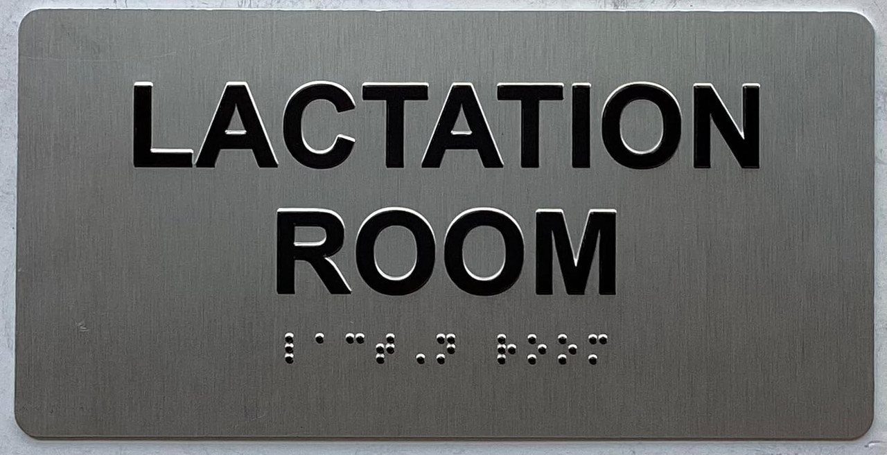 LACTATION ROOM sign Raised letters & Grade 2 Braille - Includes Red ...
