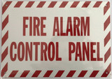 Fire Alarm Control Panel Inside Sticker