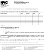 HPD PROPERTY REGITRATION BY MAIL FORM