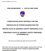 Probationary Firefighter Manual of FDNY
