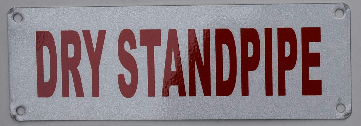 Dry Standpipe FIRE Hose Valve Sign