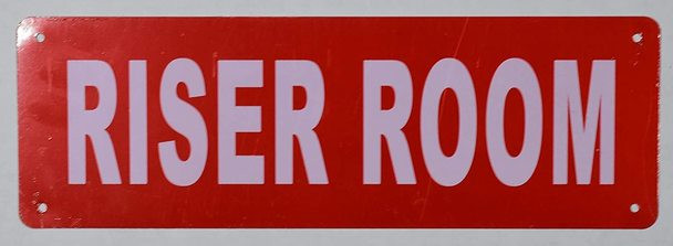FIRE Alarm/Riser Room Sign Sign