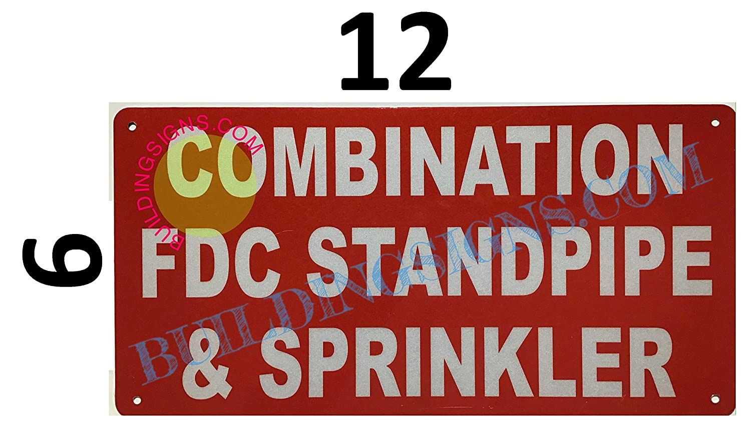 FDC Combination Sprinkler Standpipe Sign