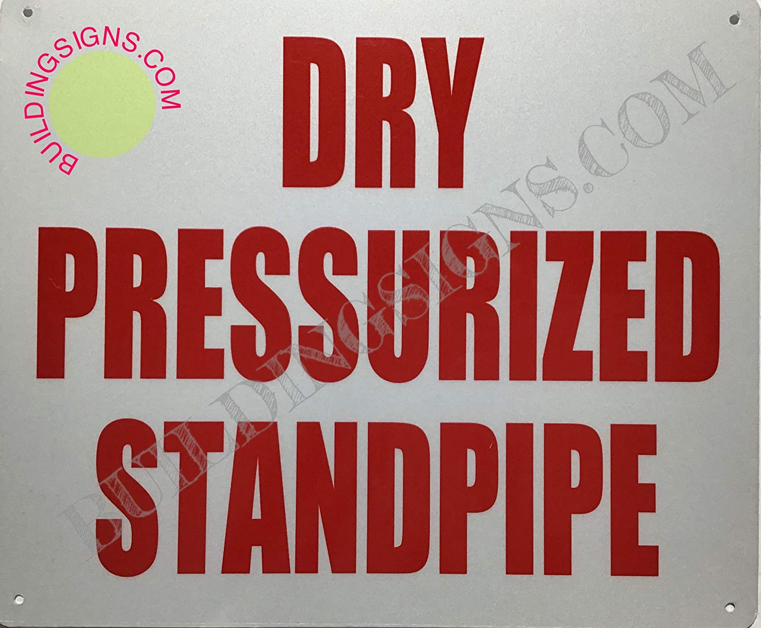 Dry Standpipe FIRE DEPT. USE ONLY Sign