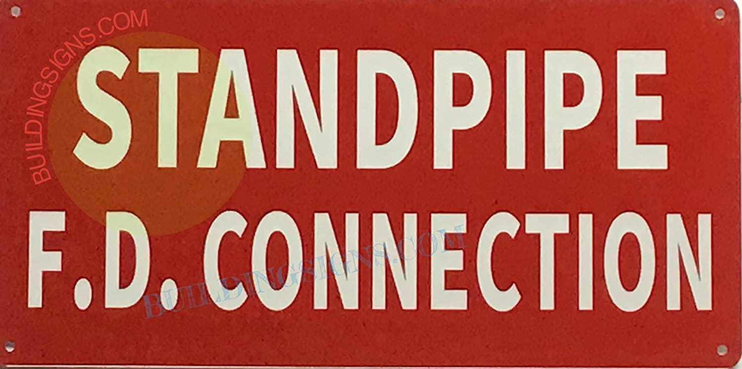 FIRE DEPARTMENT CONNECTION SIGNS - FDC SIGNS
