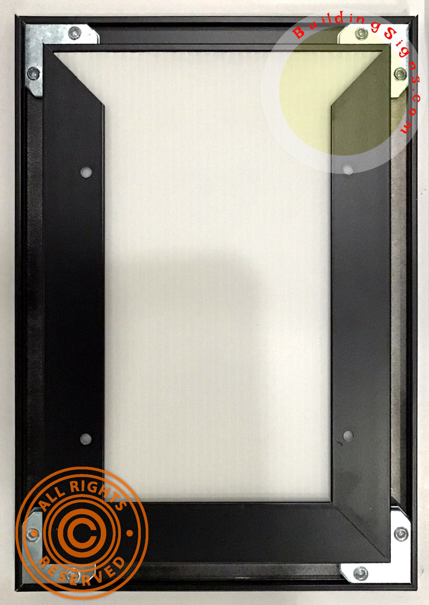 inspection Frame 6X9 (BLACK,Heavy Duty - Aluminum)