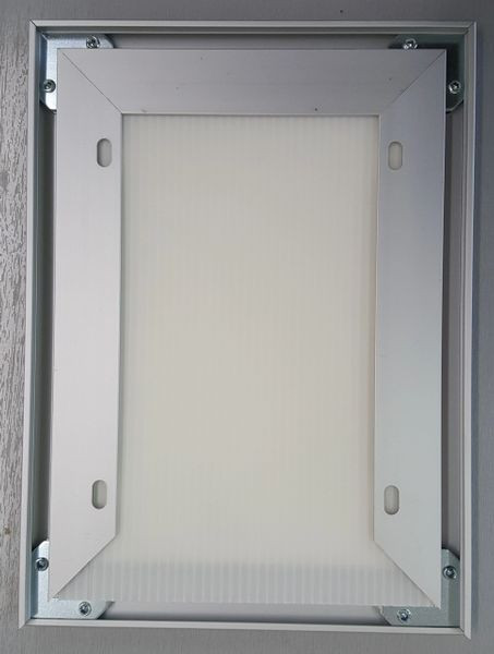 HPD Inspection Frame White 6 x 9 (Heavy Duty - Aluminum)