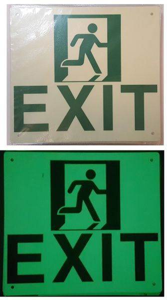 NOT an EXIT Sign Heavy Duty/Glow in The Dark"NOT an EXIT" Sign