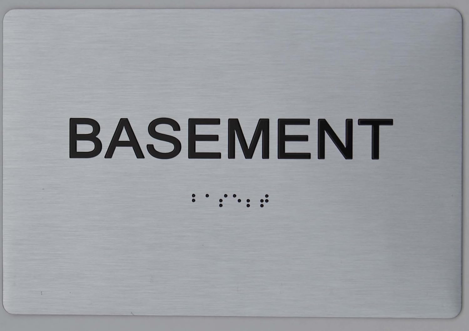FLOOR NUMBER SIGN Tactile Graphics Grade 2 Braille Text with raised ...