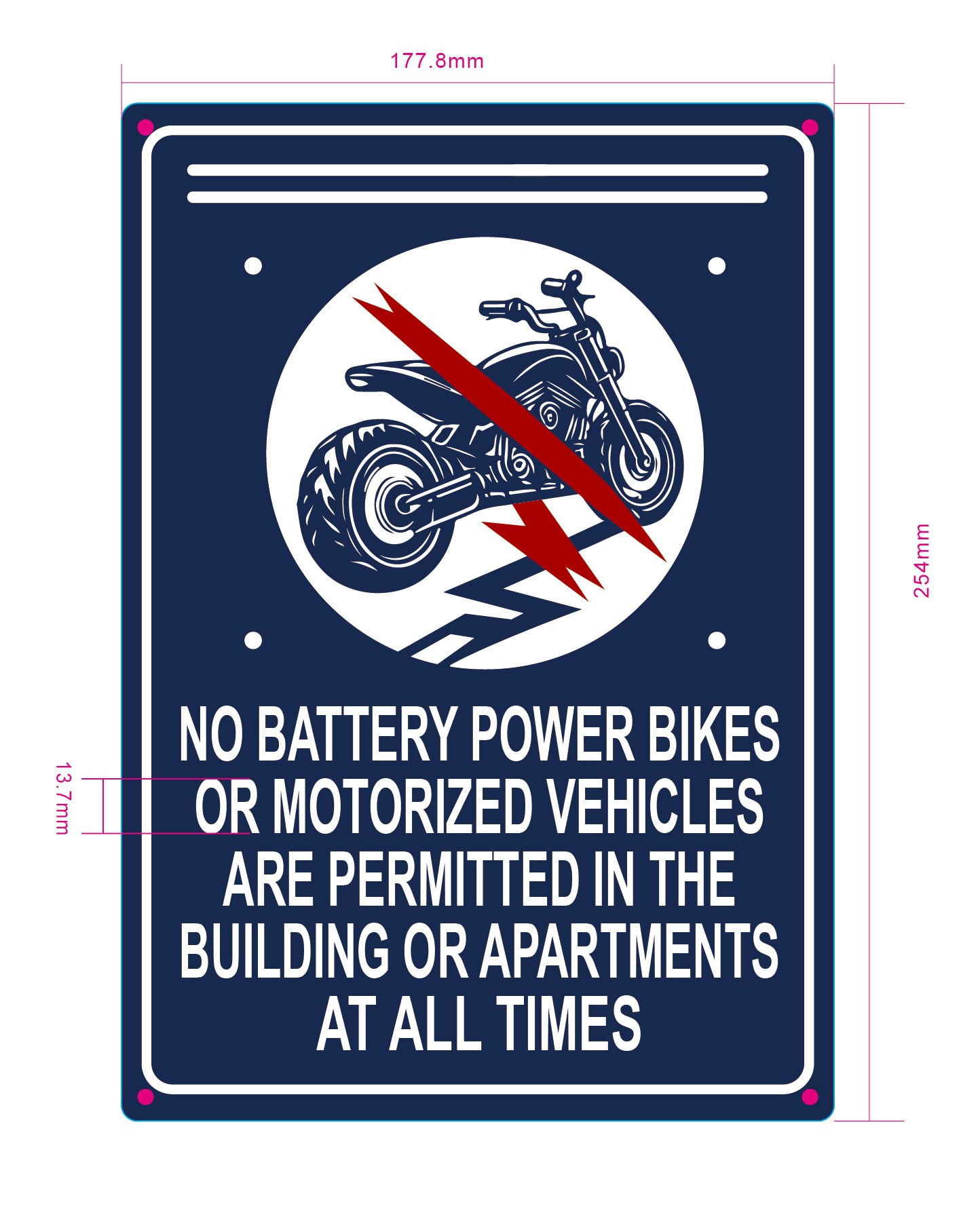 e-bike sign