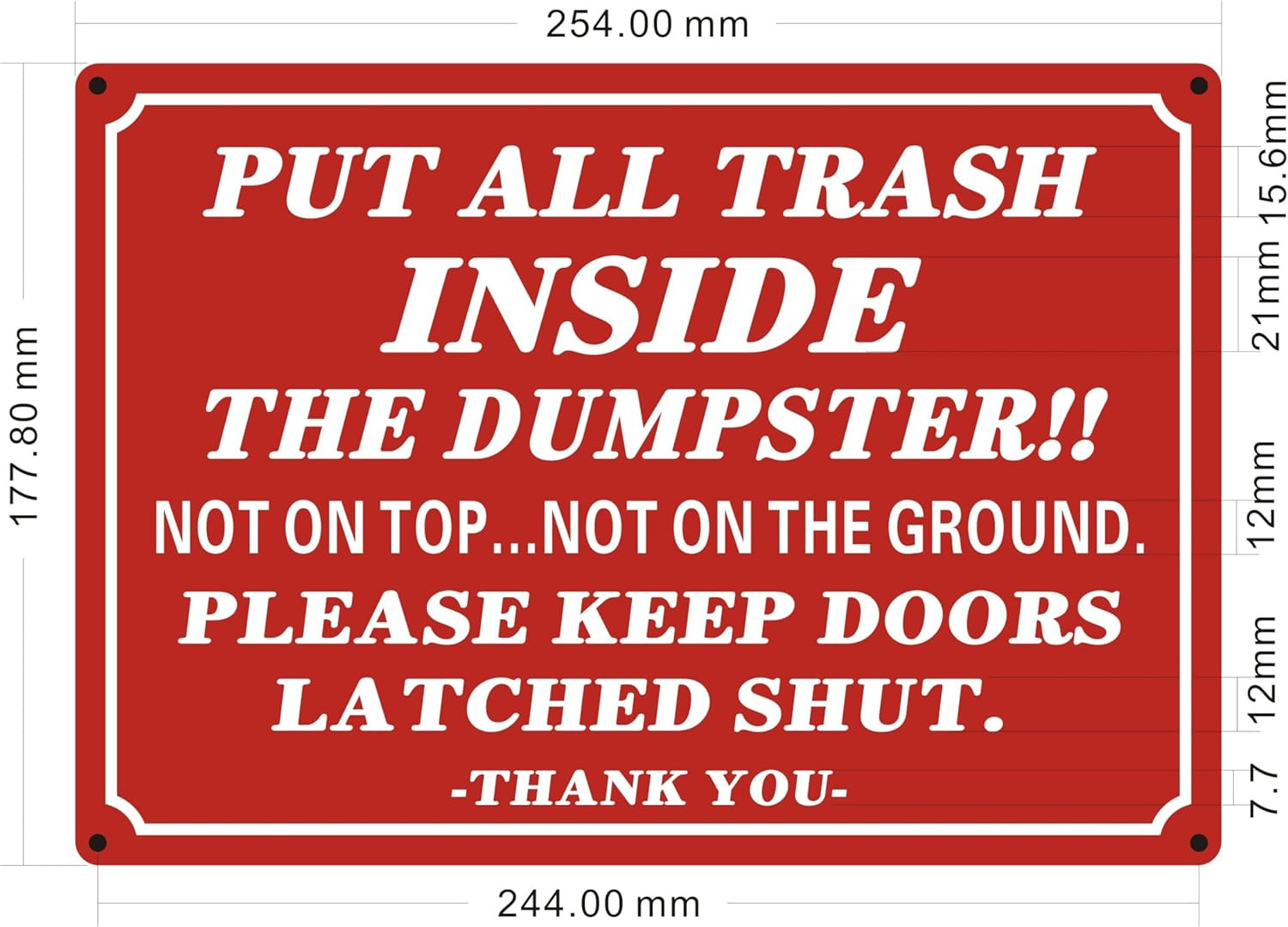 DSNY garbage stickers
