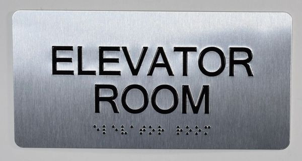 Elevator Room ADA-Sign -Tactile Signs The Sensation line