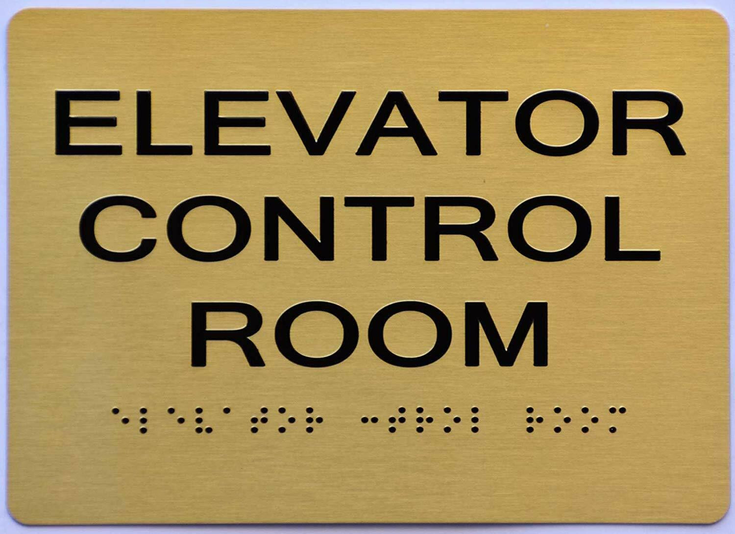 Server Room Sign -Tactile Signs The Sensation line