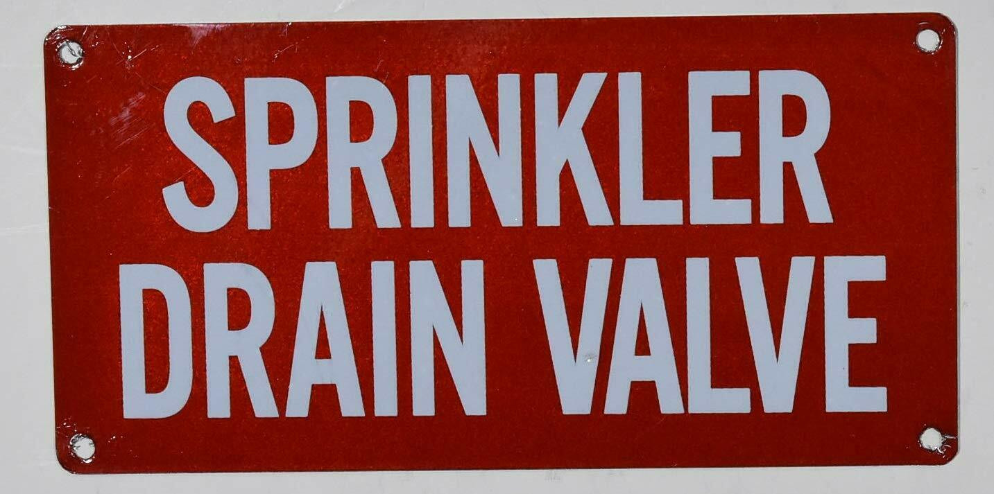 Sprinkler Valve Room Sign