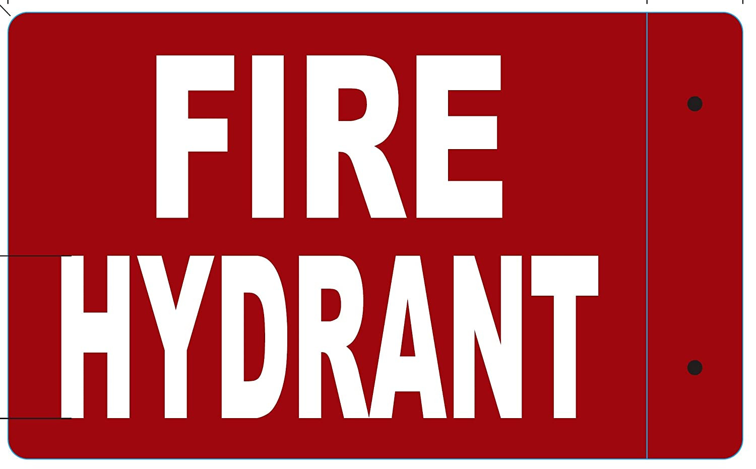 Fire Hose Hydrant Sign in.with [Graphic Only] Fire Hydrant Symbol