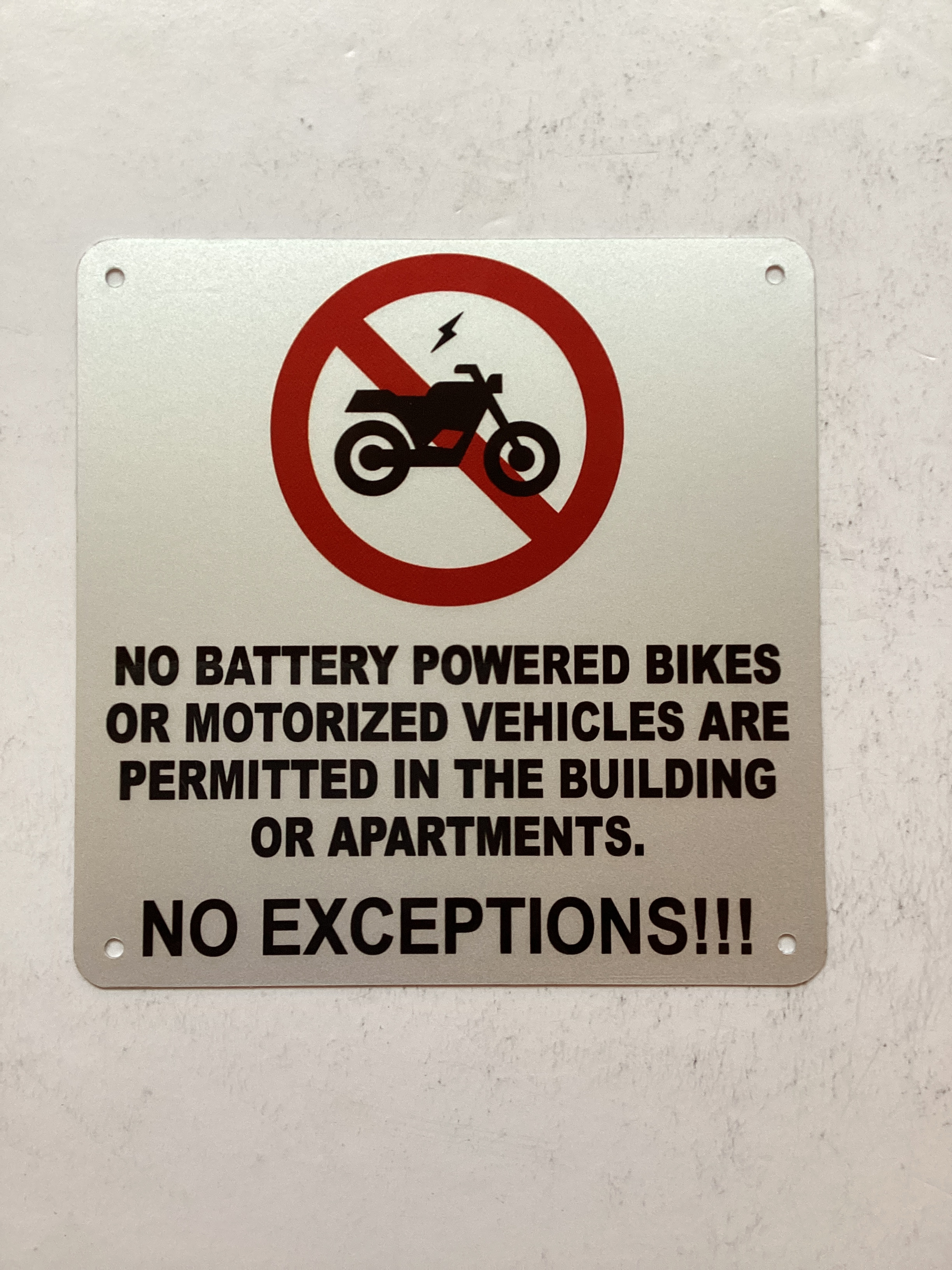 e-bike sign