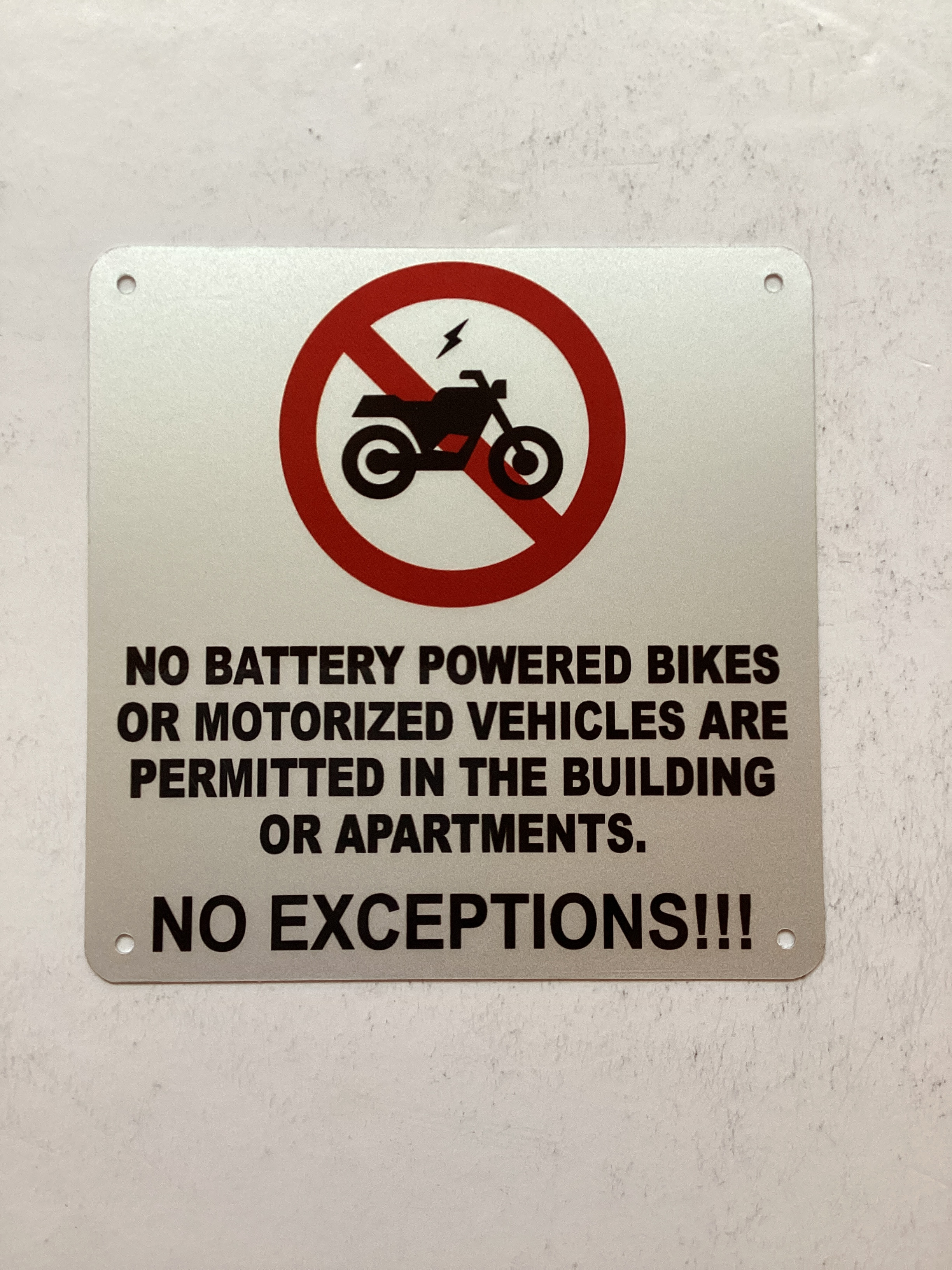 e-bike sign