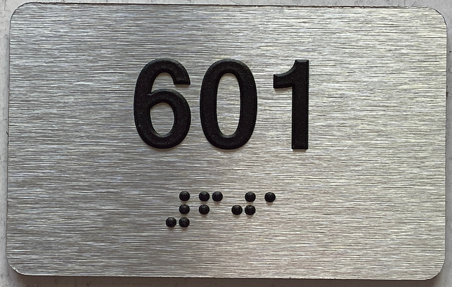Apartment number 601 sign -Unit Number 601 sign / Suite 601 sign ...