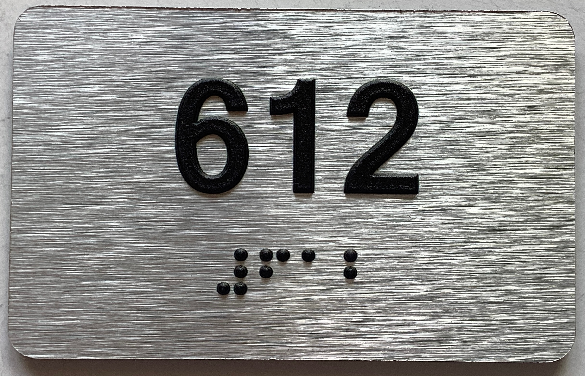 Apartment number 612 sign -Unit Number 612 sign / Suite 612 sign ...