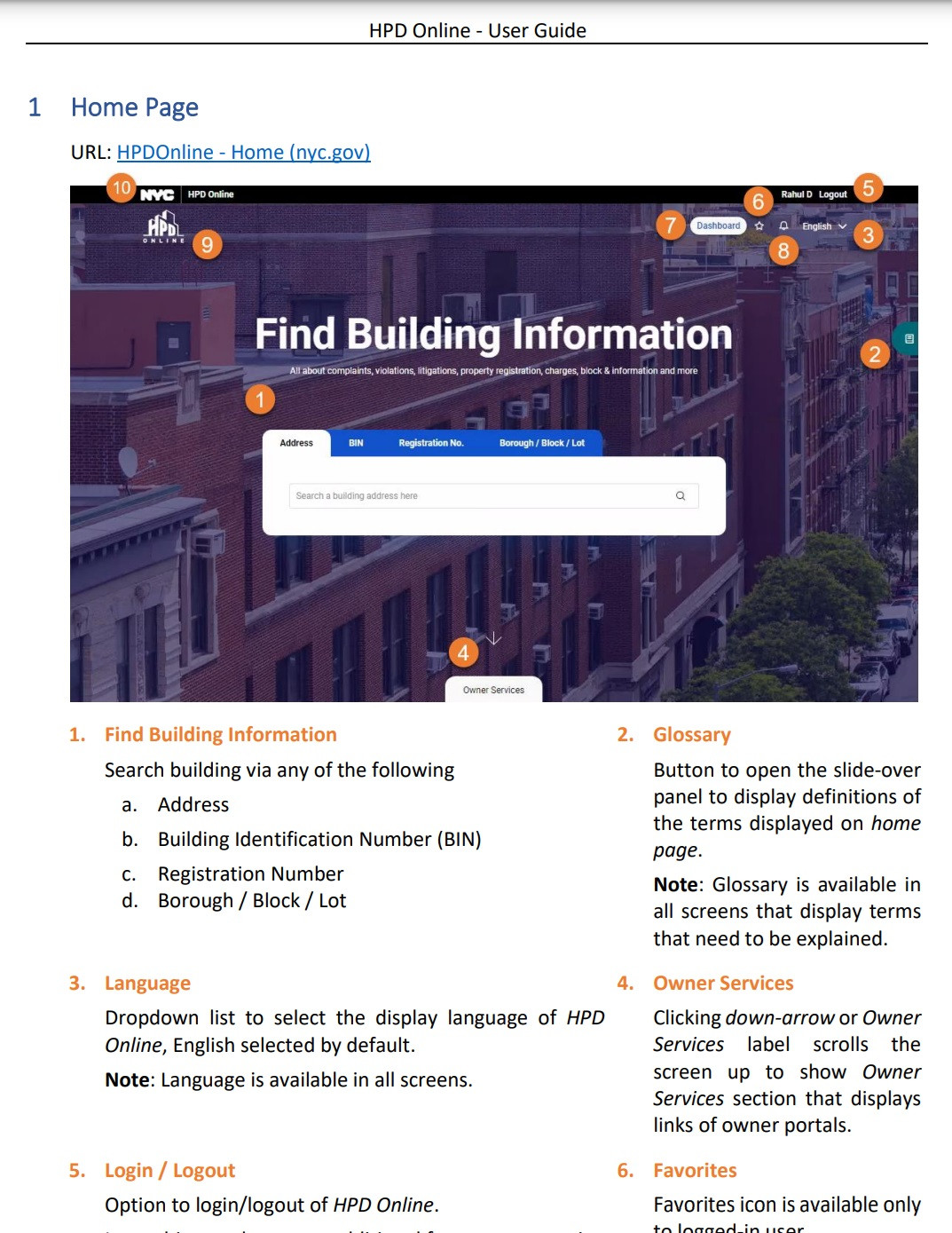 HPD Online User Guide