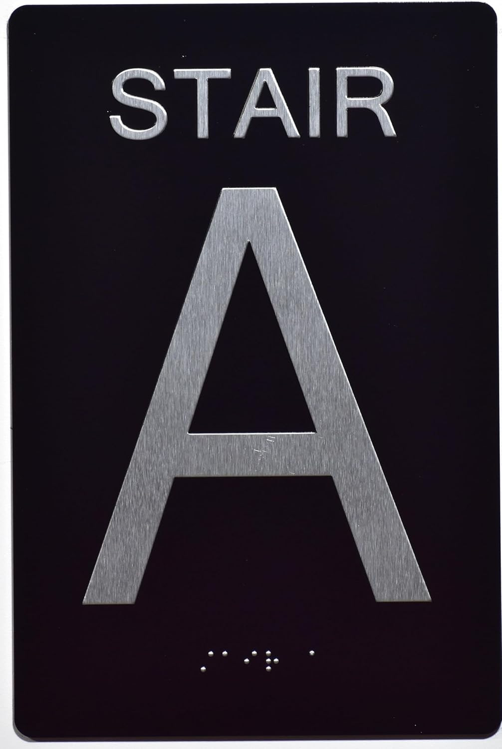 Black Floor number sign -Tactile Graphics Grade 2 Braille Text with ...