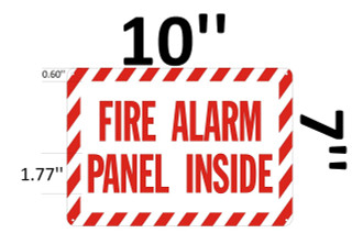 FIRE Alarm Panel Inside Sign