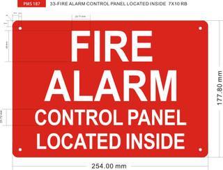 FIRE Alarm Sign