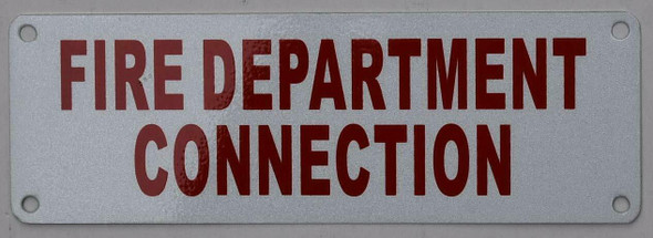 Fire Department Connection Sign