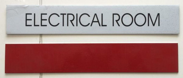 ELECTRICAL ROOM SIGN (WHITE,)