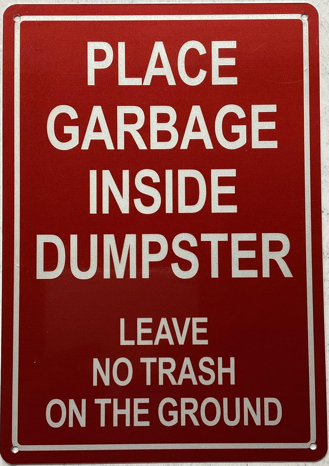 DSNY garbage stickers