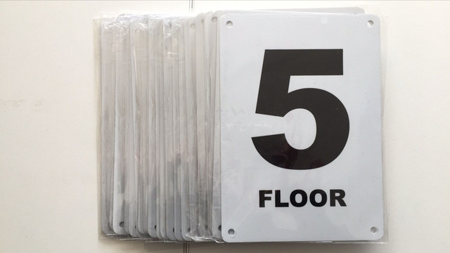 BUILDING REGISTRATION NUMBER Signage