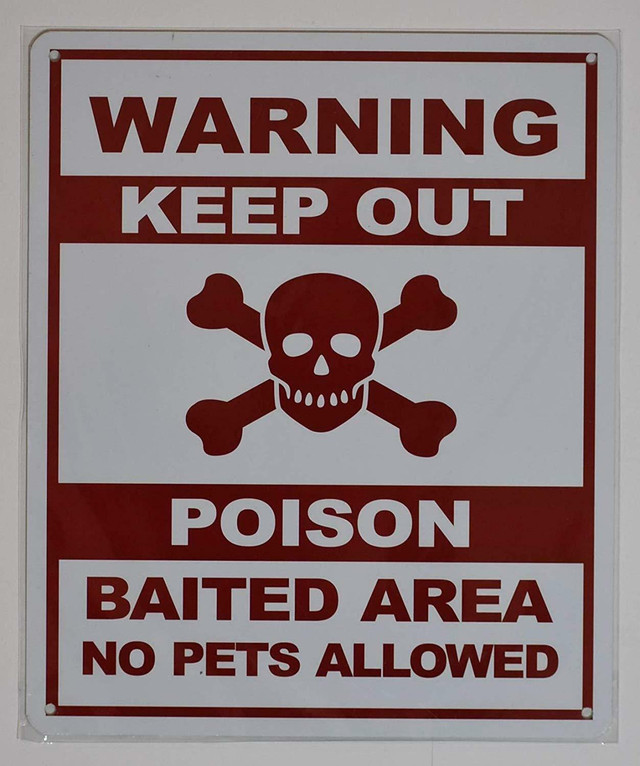 Exterminator signs