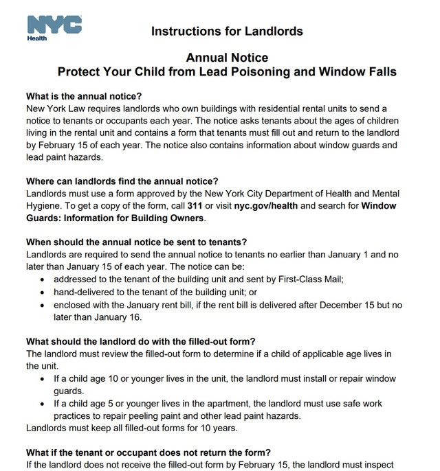 Windows guard and lead paint notice 2023 (pdf file)