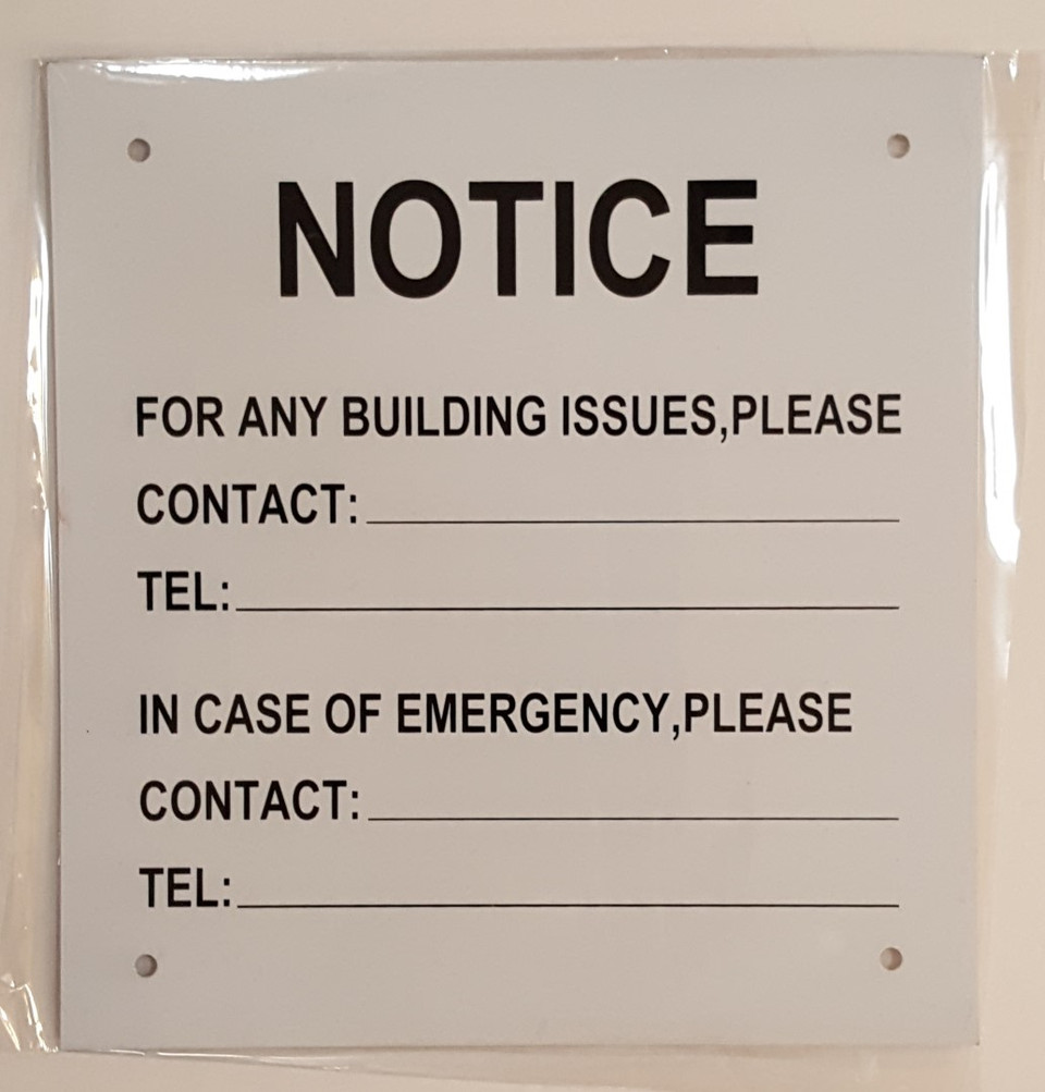 HPD Housing Information Guide sign (§ 26-1103)
