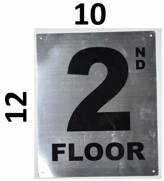 2nd Floor Sign