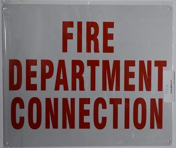 Fire Department Connection Sign