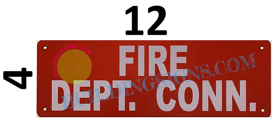 Fire Department Connection Sign