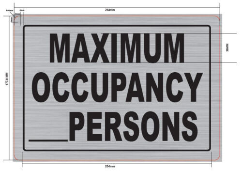 Occupancy Sign