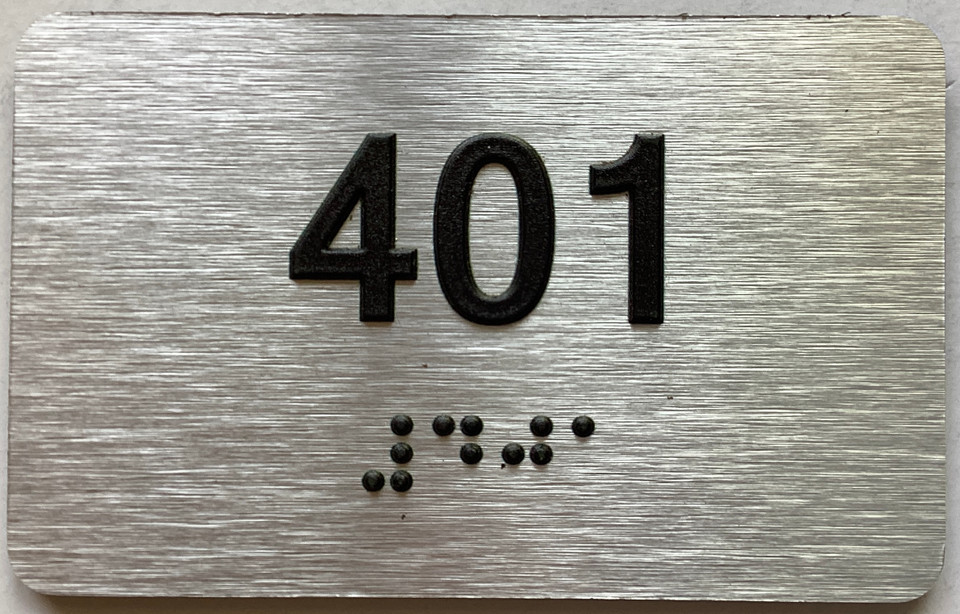 Apartment number 401 sign -Unit Number 401 sign / Suite 401 sign ...