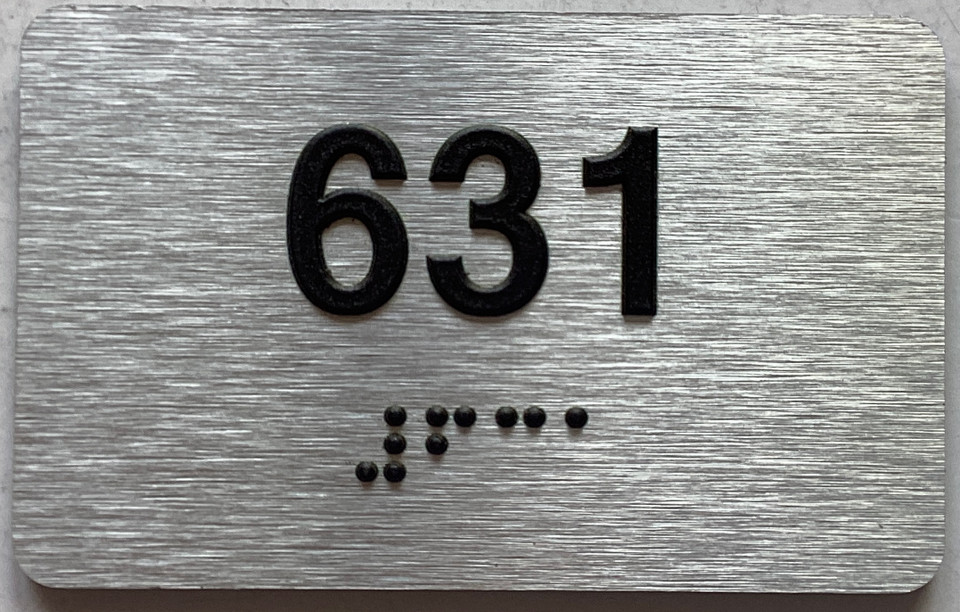 Apartment number 631 sign -Unit Number 631 sign / Suite 631 sign ...