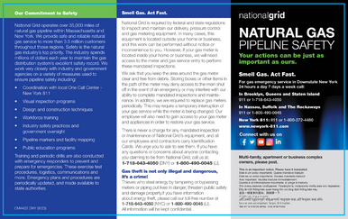 National Grid Gas Pipeline Safety PDF Download