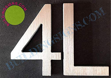 Apartment Number 4L Sign