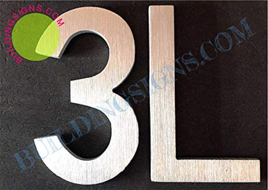 Apartment Number 3L Sign