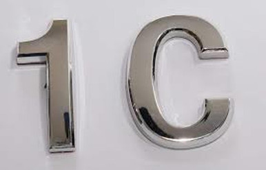 Apartment Number 1C Sign/Mailbox Number Sign, Door Number Sign. - The ...