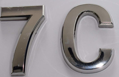 Apartment Number 7C Sign/Mailbox Number Sign, Door Number Sign. - The ...