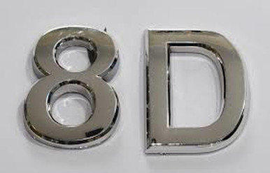 Apartment Number 8D Sign/Mailbox Number Sign, Door Number Sign. - The ...