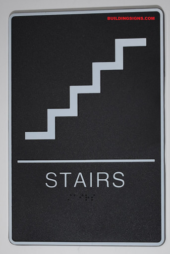 STAIRS Sign- The Standard ADA line